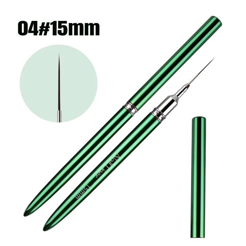 Кисть для дизайна ногтей 04# 15mm, C-15mm