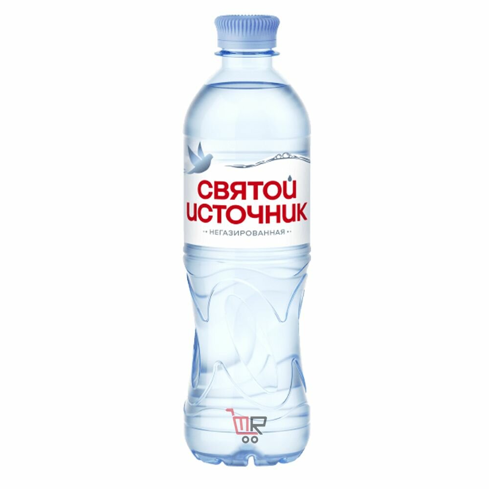 Вода негазированная Святой Источник, 12 шт х 0,5 л