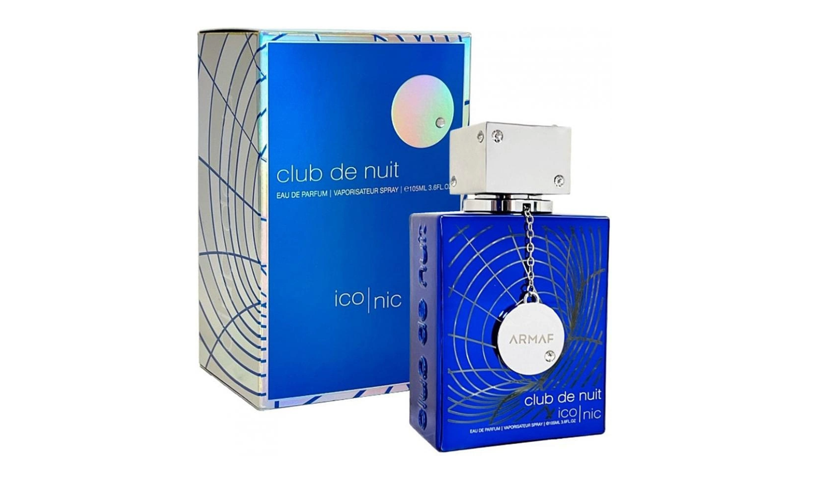 Парфюмерная вода Armaf Club de Nuit Blue Iconic 105 мл, амбровая, древесная — фото 1