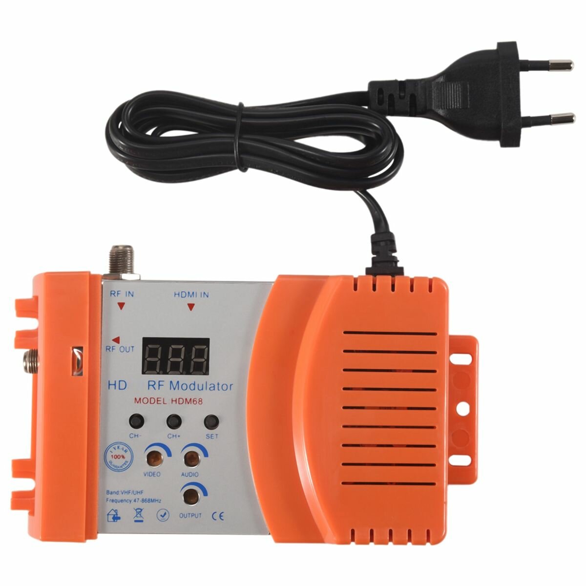 HDM68 Модулятор Цифровой RF HDMI Модулятор AV в RF Преобразователь EU Plug