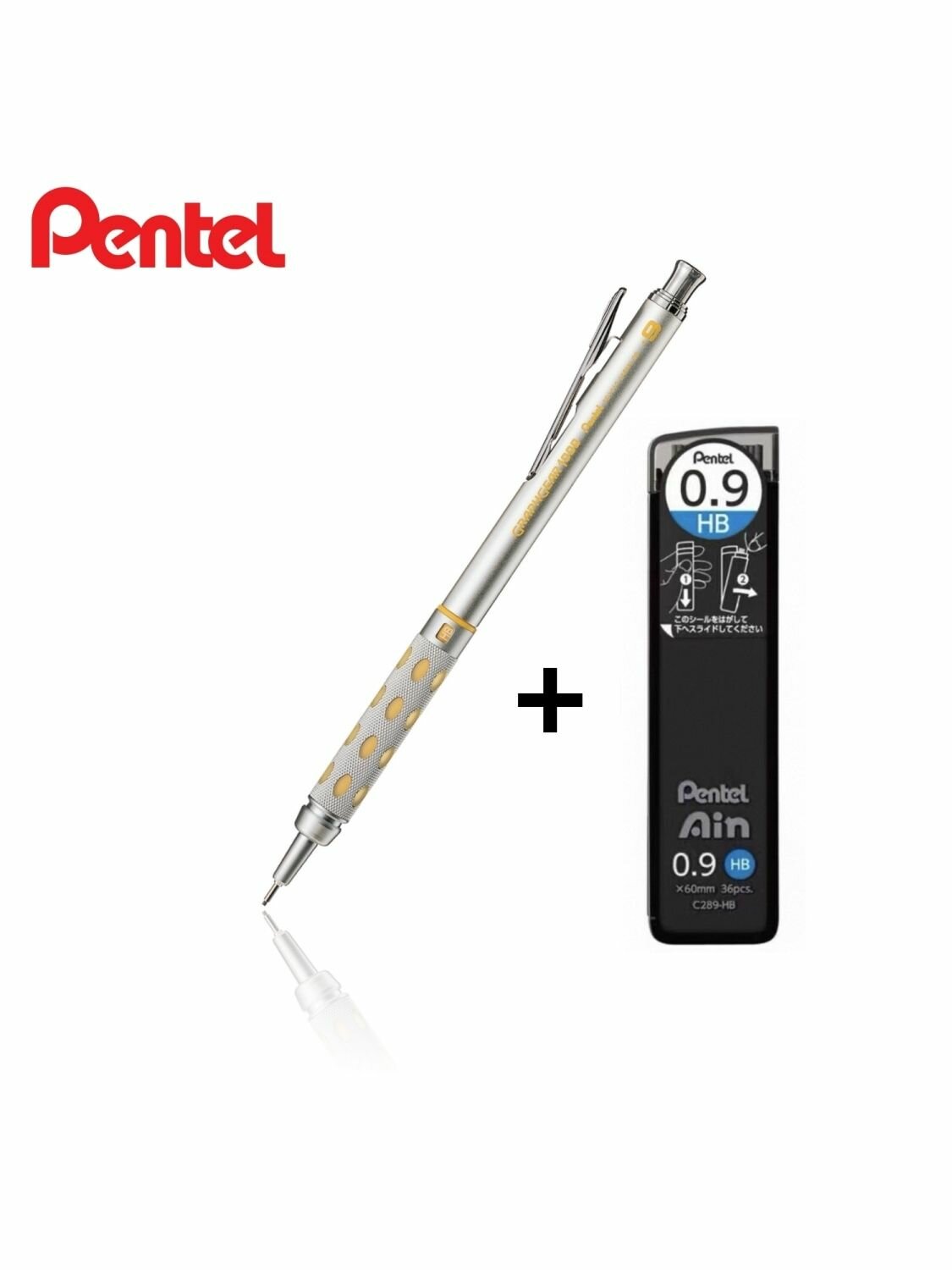 Pentel Карандаш, толщина: 0.9 мм, 1 шт.