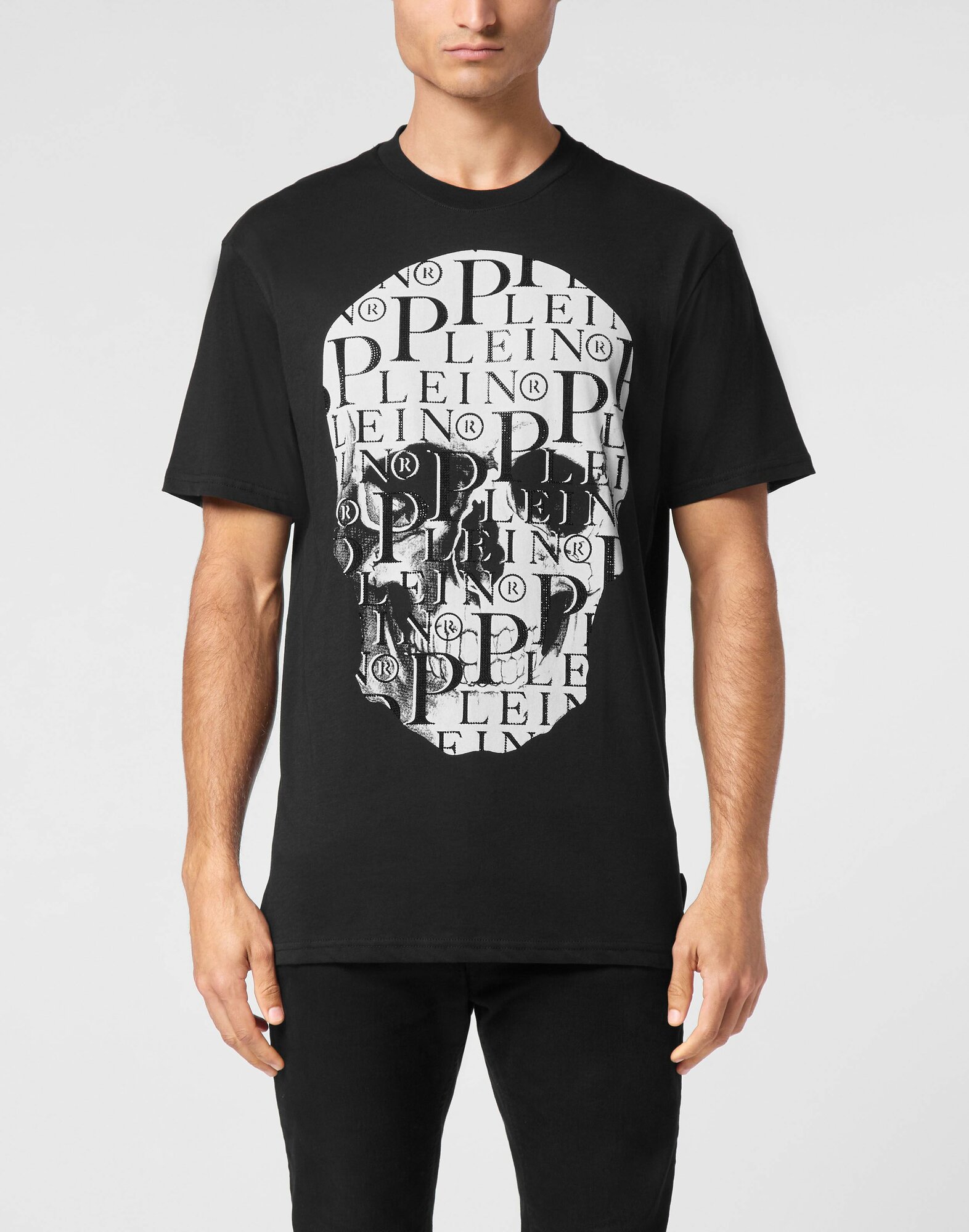 Футболка спортивная PHILIPP PLEIN, размер 54, черный — фото 1