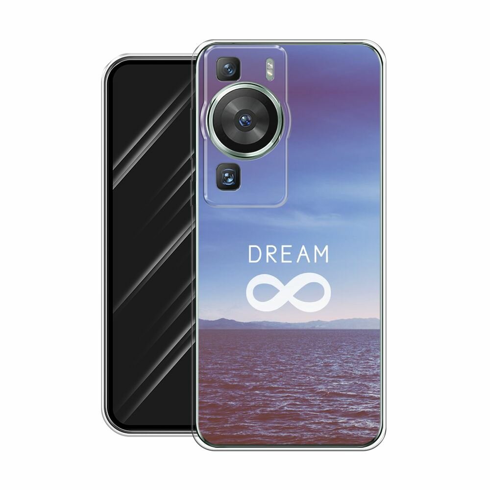 Чехол на Huawei P60/P60 Pro / Хуавей P60/P60 Про с принтом "Dream бесконечность" — фото 1