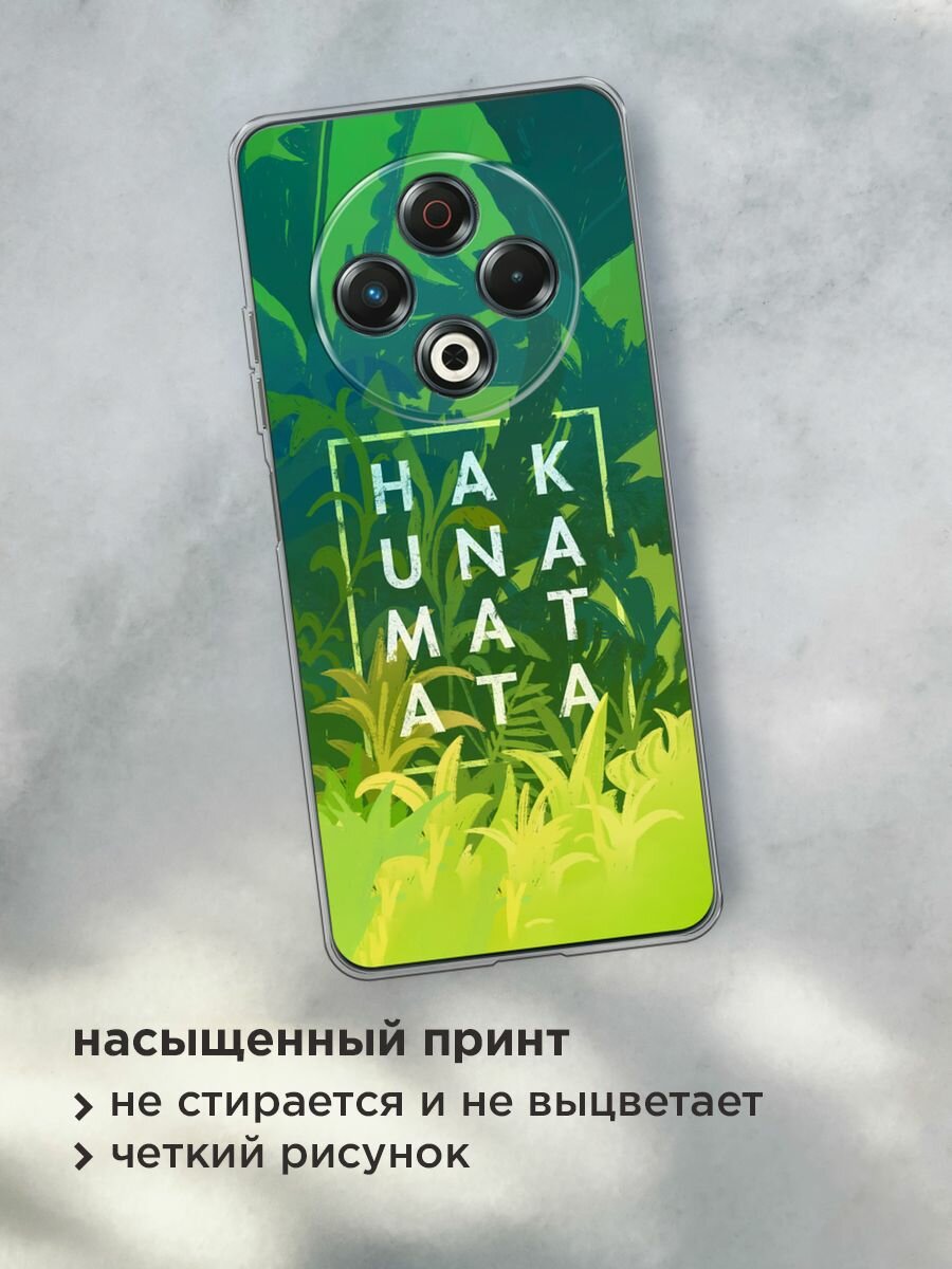 Чехол на Tecno Spark 30 / Текно Спарк 30 с принтом Акуна Матата — фото 1