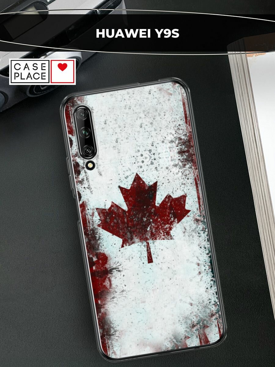 Силиконовый чехол на Huawei Y9s / Хуавей Y9s с принтом "Канада"