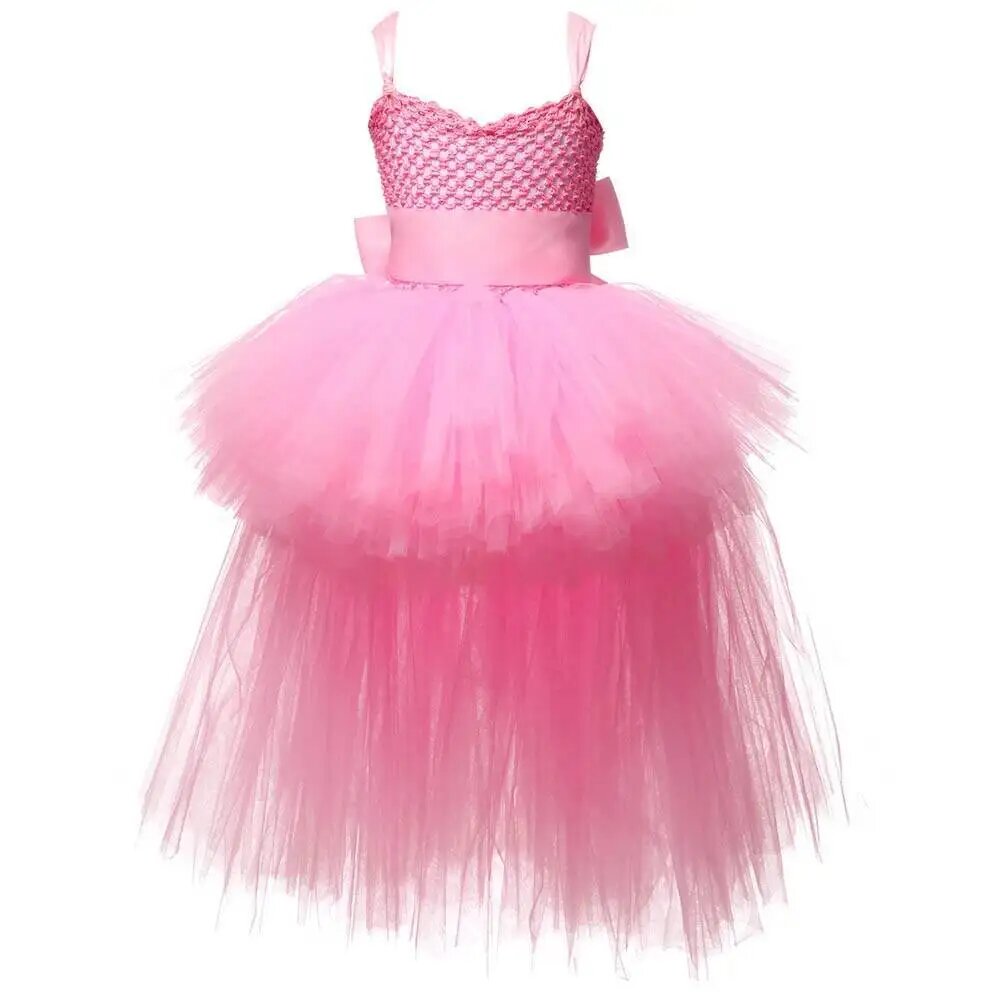 Детское платье-пачка Funkidsandme 7T, Розовый, Розовый, Pink