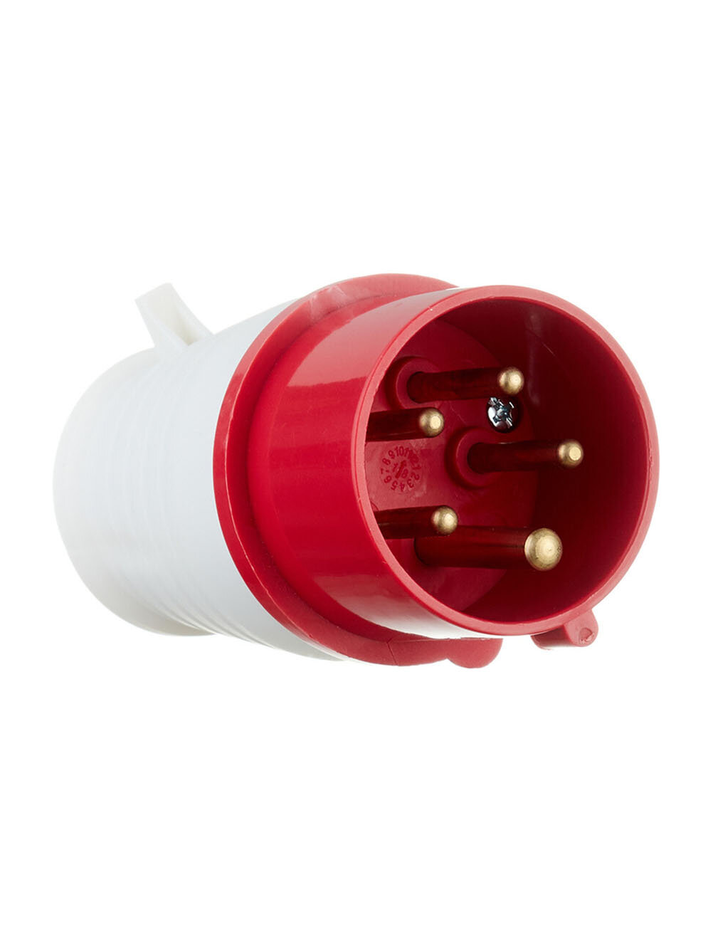 Вилка силовая прямая переносная 3Р+РЕ+N 16 А 380 В IP44