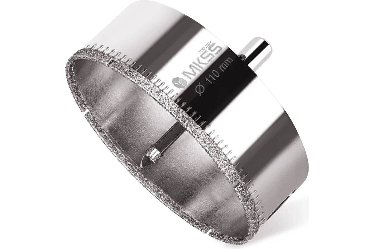MKSS Toolbox KS-110 алмазная коронка по керамике и стеклу с центрирующим сверлом 110 мм