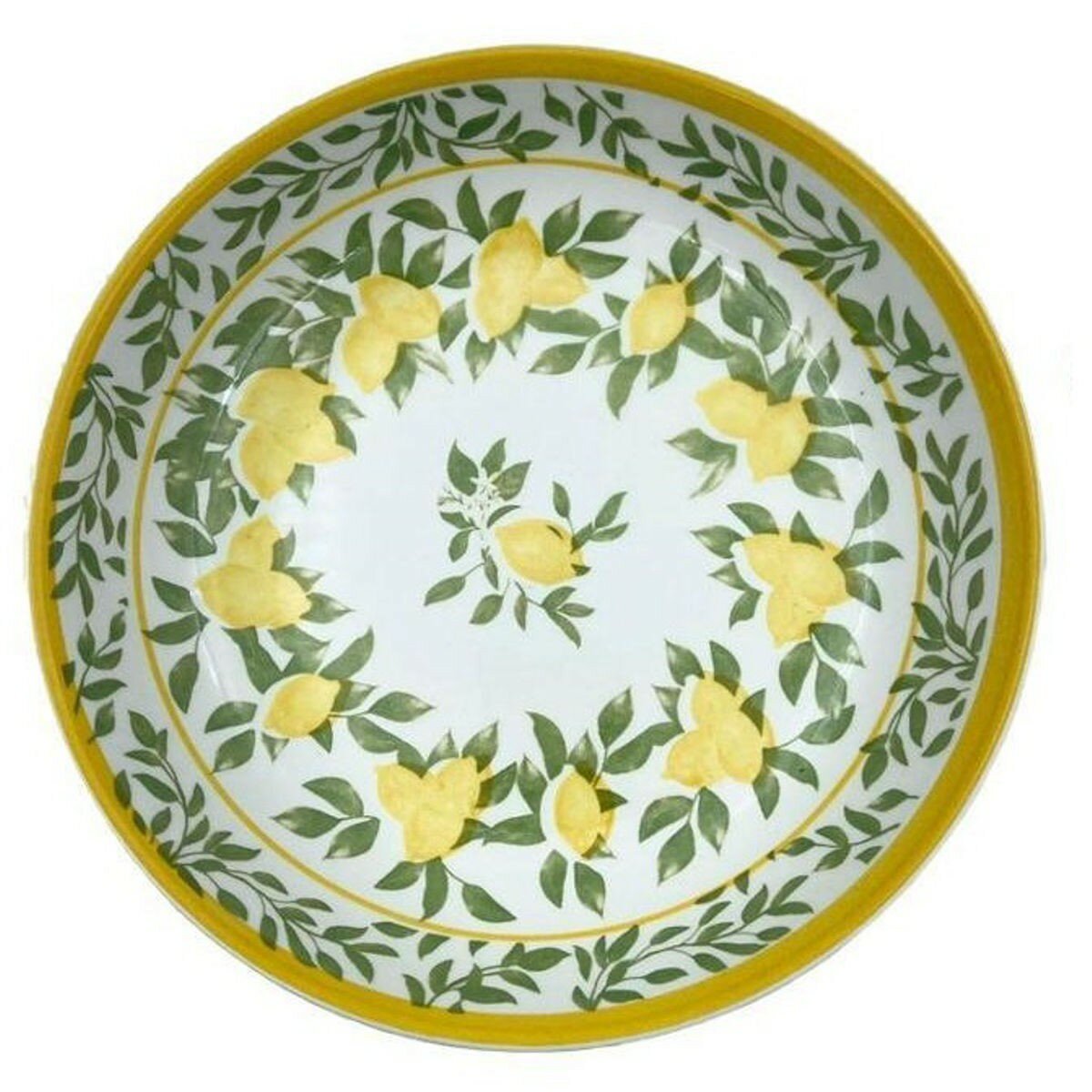 Marigold тарелка суповая Итальянские мотивы, 18 см, фарфор для сервировки блюд