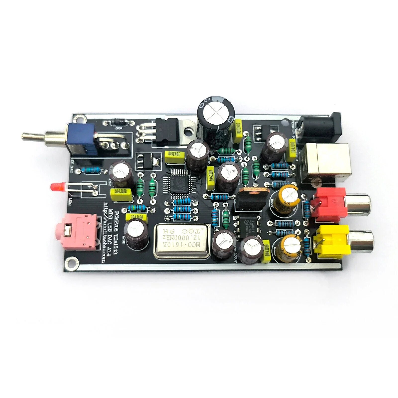 1 шт. USB PCM2706/2707 I2S TDA1543 ЦАП аудио декодер