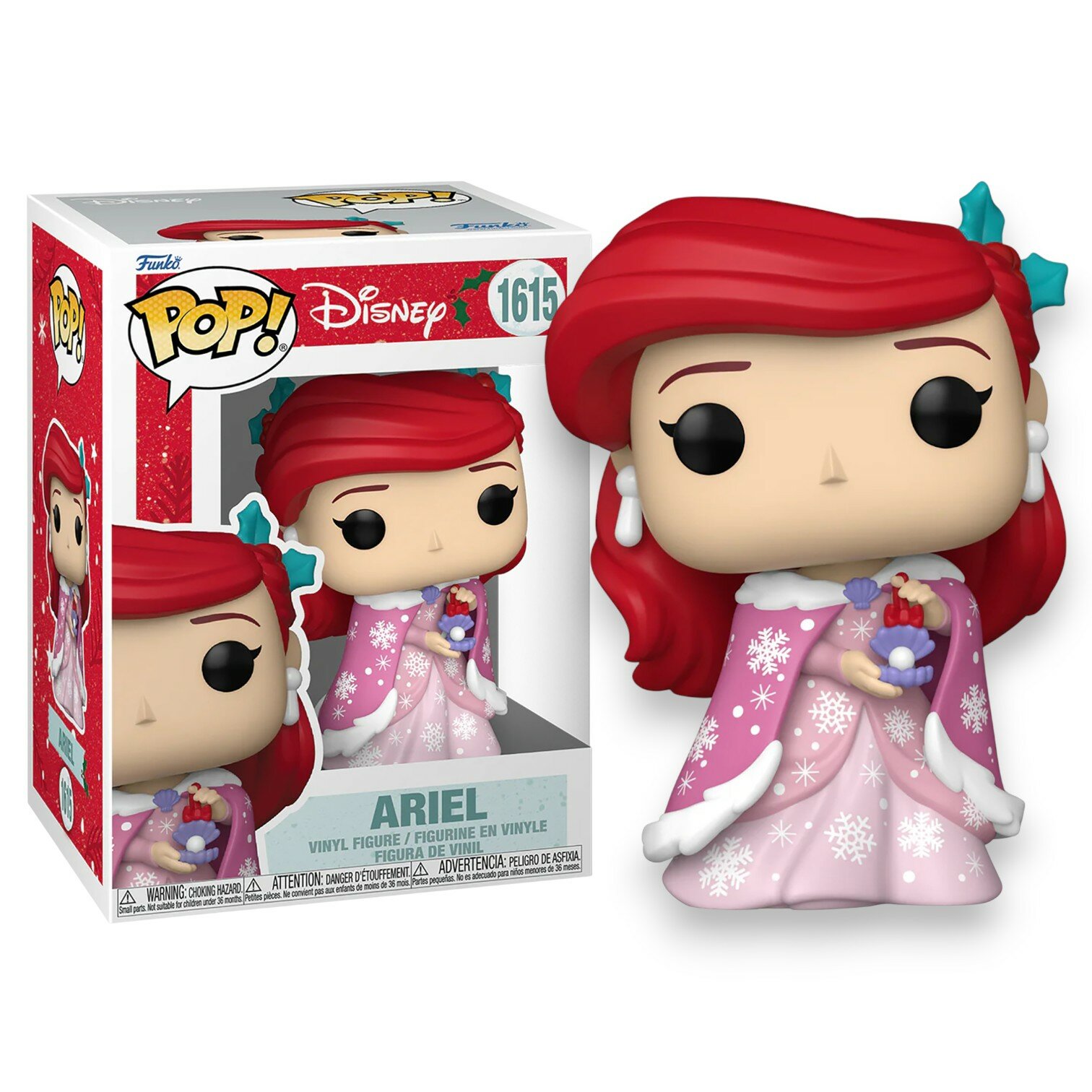 Фигурка Funko Pop! коллекционная Принцесса Ариель "Праздничная" 1615, подарочное издание (Фигурка Фанко Поп)