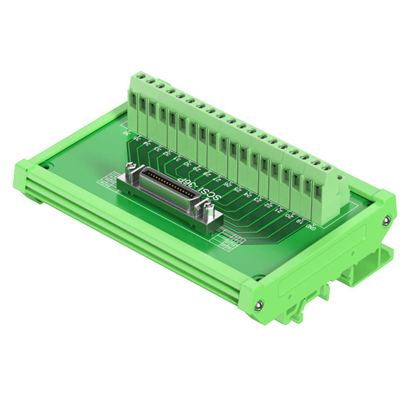 Блок терморегуляторов SCSI быстрая установка на рейки CN14/20/26/36/50/68/100Р