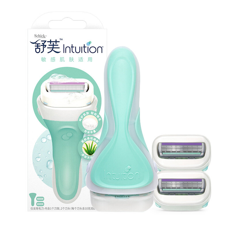 Сменные лезвия Schick Comfort Shufu для бритвы, бритва для удаления волос с головкой для мыла, большая головка для мыла, удаление волос