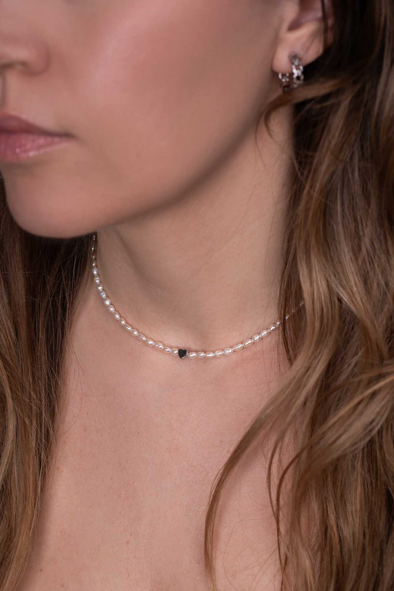 Чокер, перламутр