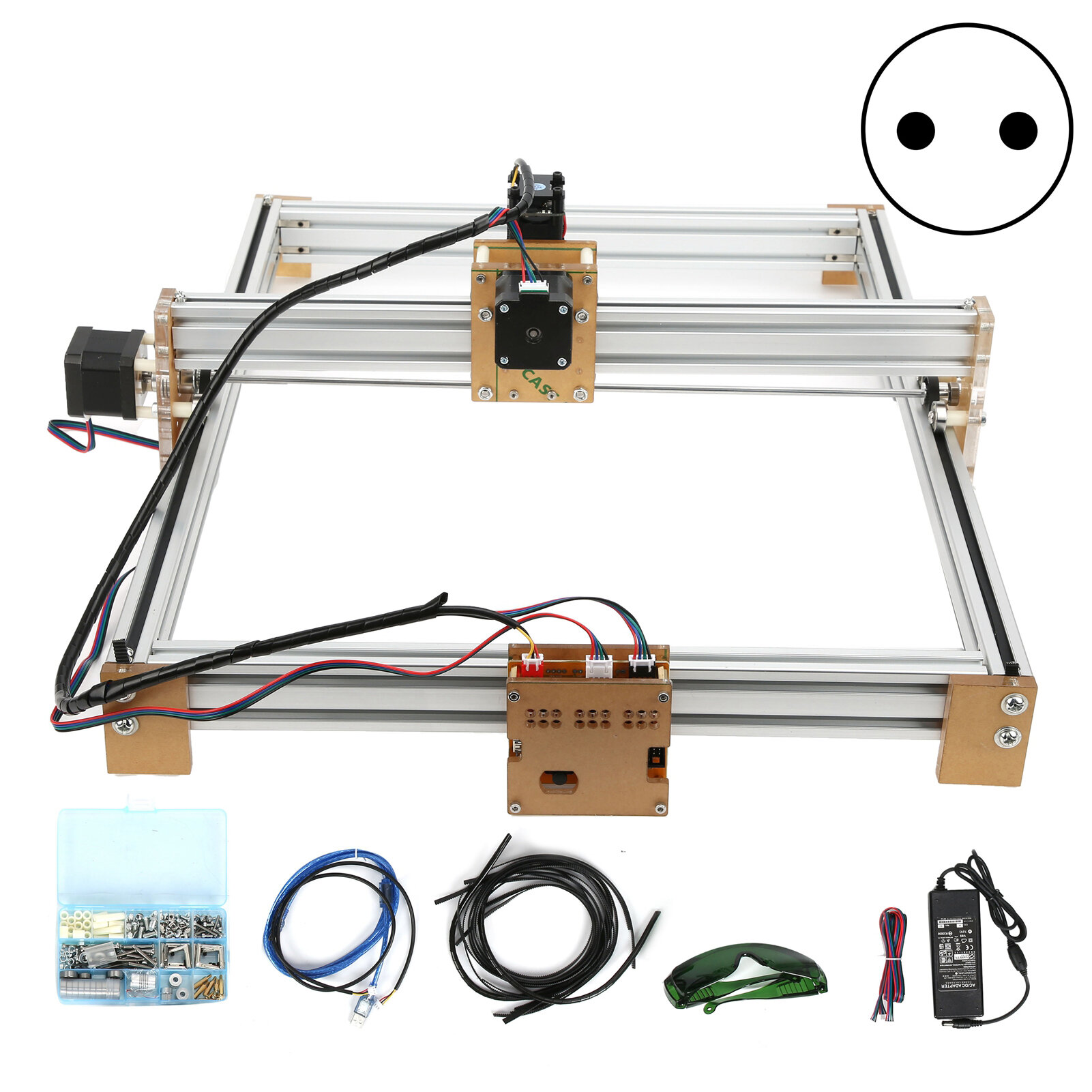 Мини-лазерный гравер 4050-1600 мВт – компактный настольный резак