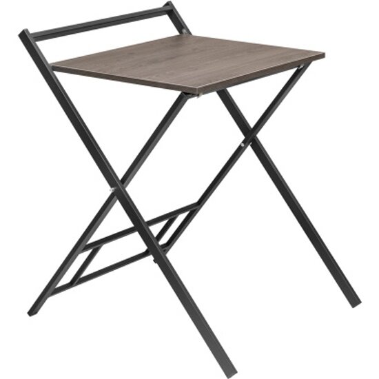 Стол компьютерный Greenween складной 600 мм, черный/дуб графит