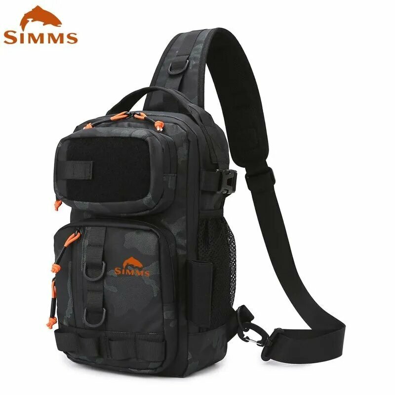 SIMMS Многофункциональный водонепроницаемый рюкзак для рыбалки, с удобными плечевыми ремнями.