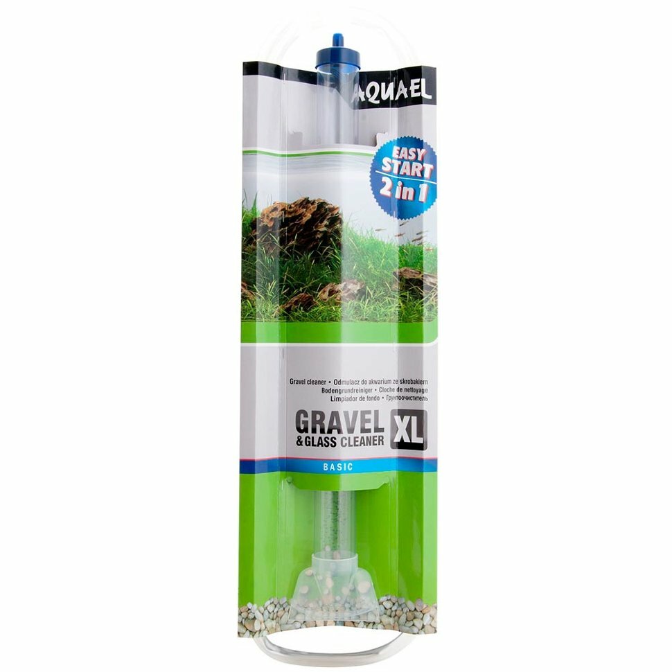 Сифон Aquael ХL (66,5 см) для обслуживания аквариумов и террариумов