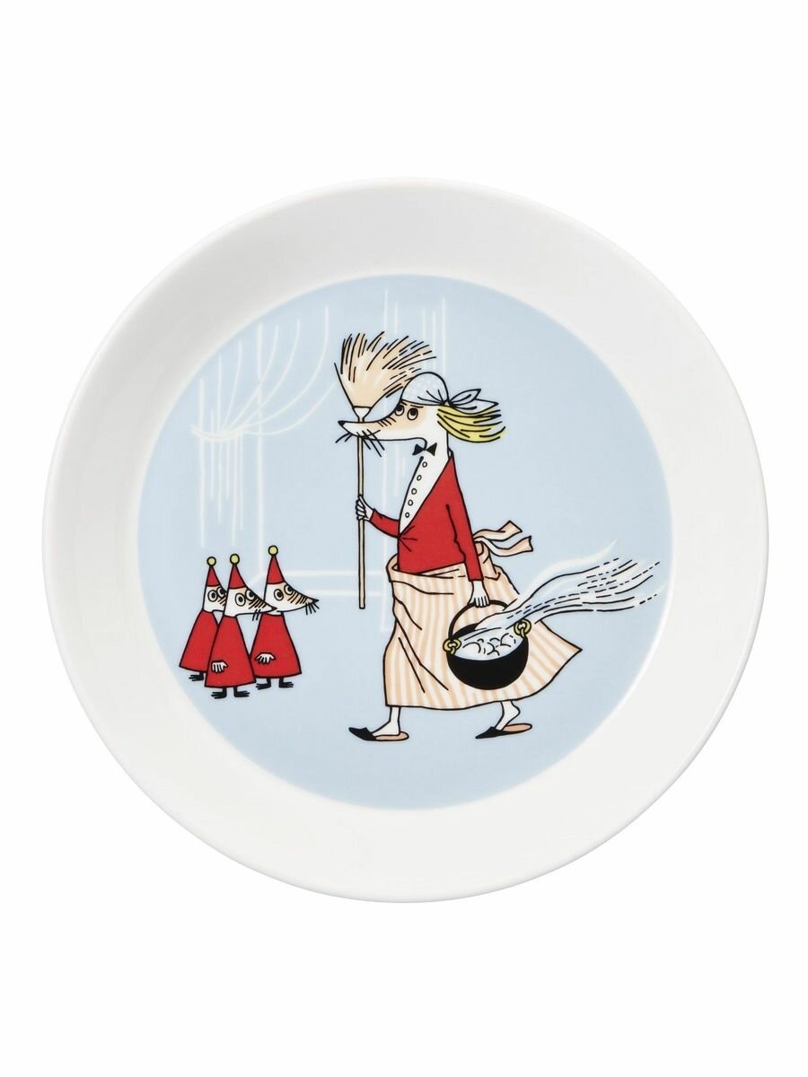 Тарелка Arabia Finland Moomin 19 см, фарфоровая (из Финляндии)