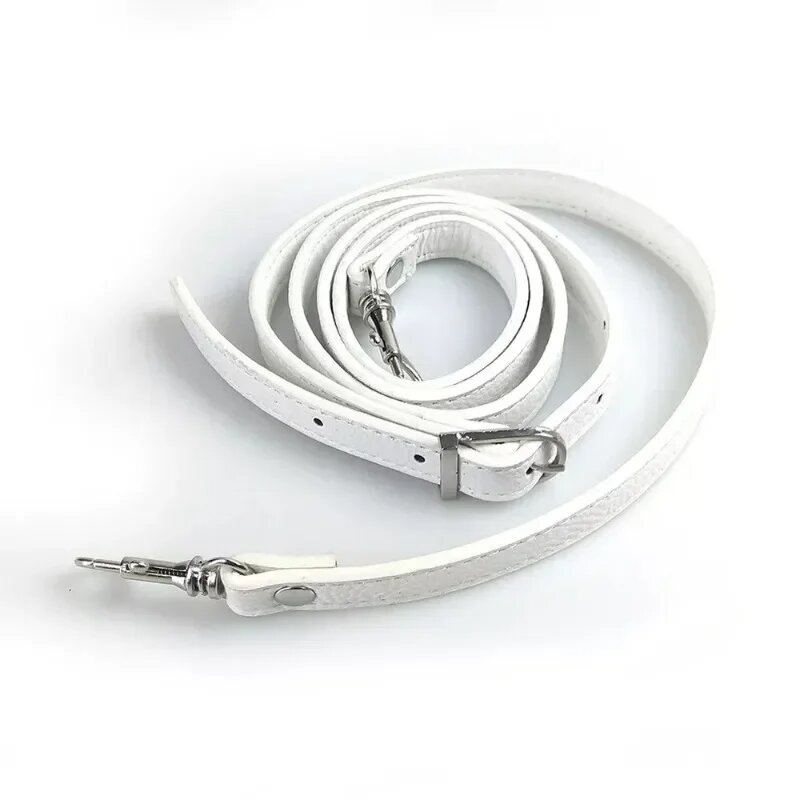1 шт. ремешок для сумочки, регулируемый длинный кожаный ремешок через плечо, ремешок для сумки, сменный ремешок для сумки, аксессуары «сделай сам» white silver