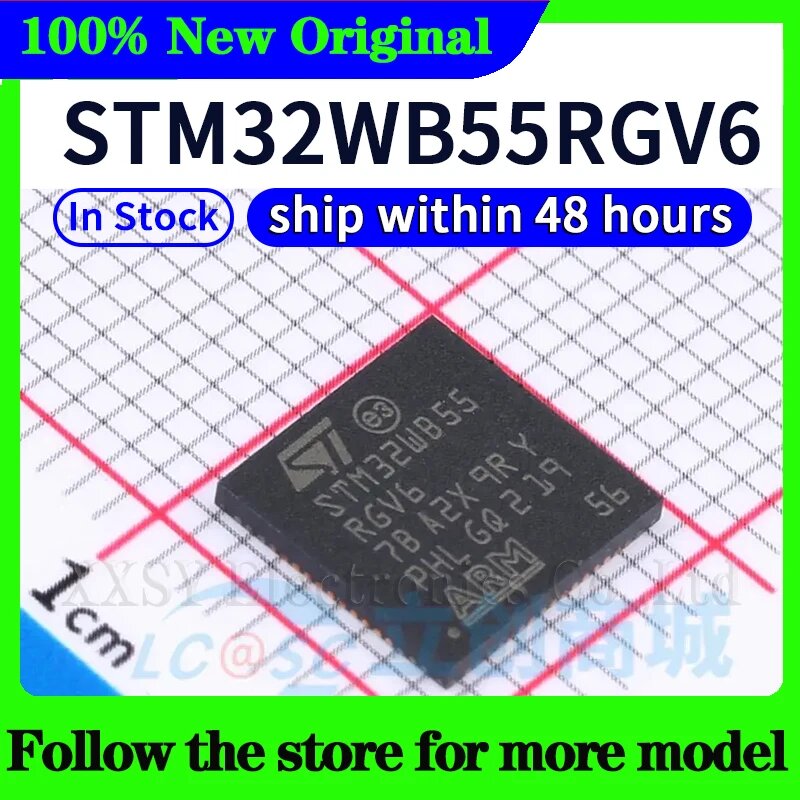 STM32WB55CGU6 микроконтроллер — фото 1