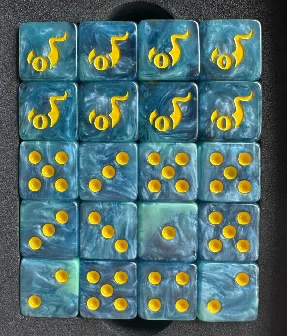 Кубики Warhammer 40000 - Thousand Sons Dice Set — фото 1