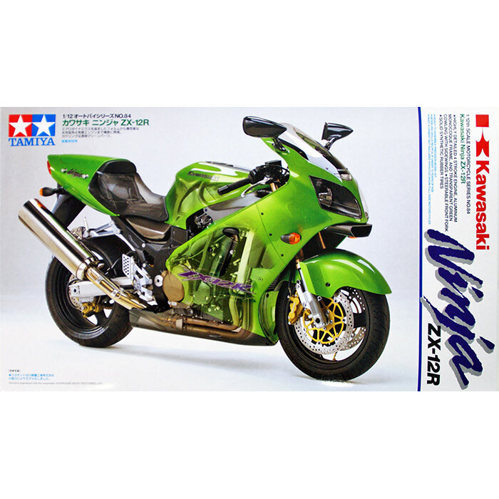 Сборные автомобилей модели Tamiya-14084 1/12 Kawasaki ZX-12R Transparent Case Special Edition Motorcycle model kit