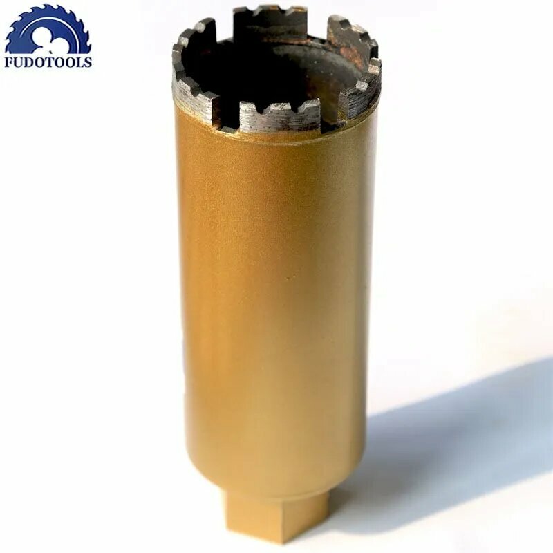 Алмазная коронка FUDO 76*180мм по бетону мрамору мокрого сверления 1 штука