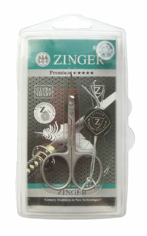 Маникюрные ножницы Zinger BS316 FFD RS SH-Salon ZP с профессиональной ручной заточкой премиум-класса