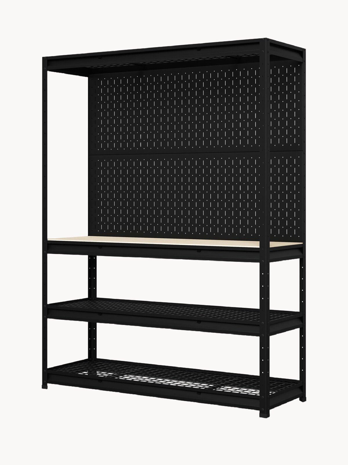 BOREX Верстак-стеллаж для мастерской 150х50х200 BOREX_VERSTAK