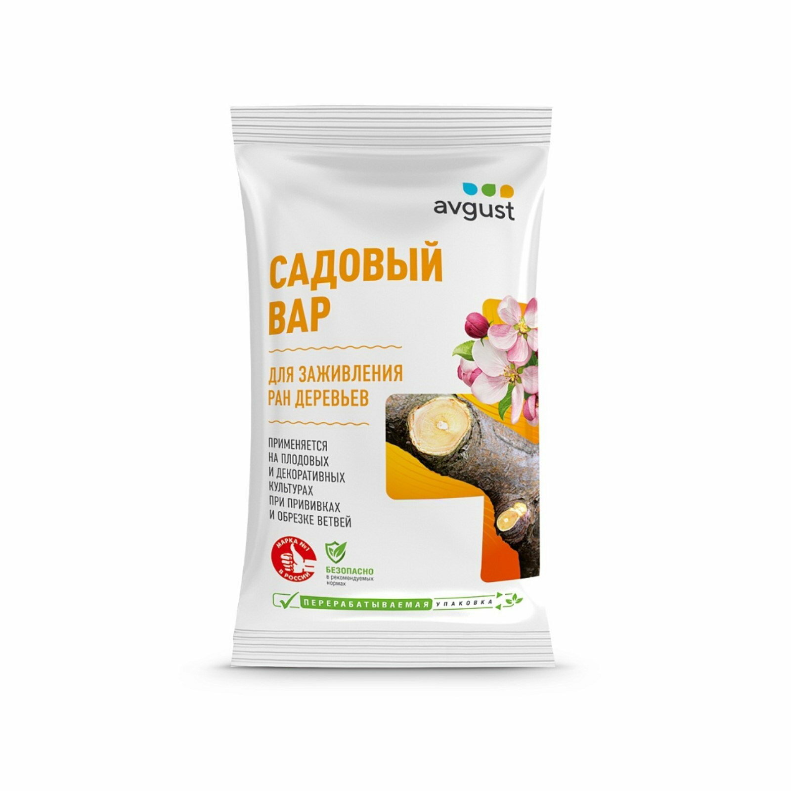 Средство для заживления ран деревьев "Садовый Вар", 150 г, область применения: для заживления повреждений деревьев, 3 шт.