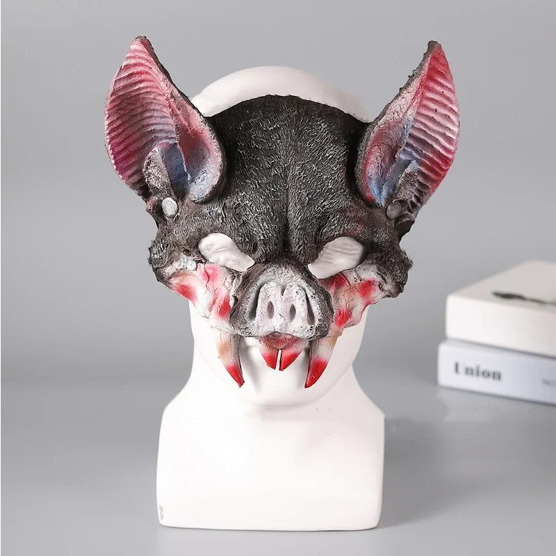 Маски летучей мыши, уникальный костюм вампира, реквизит, ролевые игры, праздничные торжества, страшные маскарадные маски для Хэллоуина