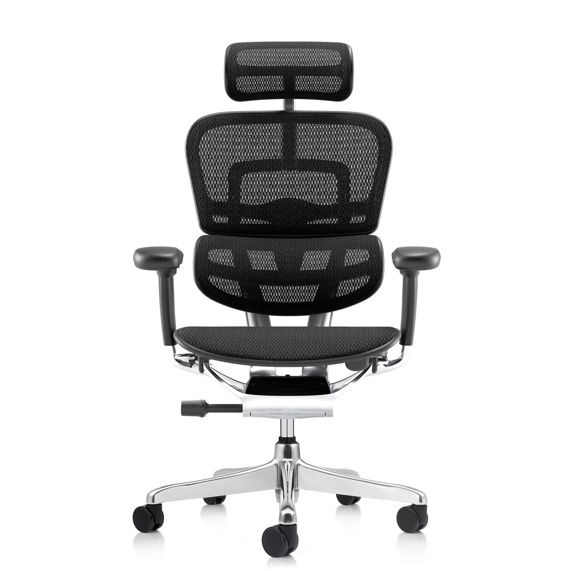 Кресло FALTO Ergohuman 2 SE Luxury (натяжение сетки, SmartWork, наклон вперед, сетка , черный)