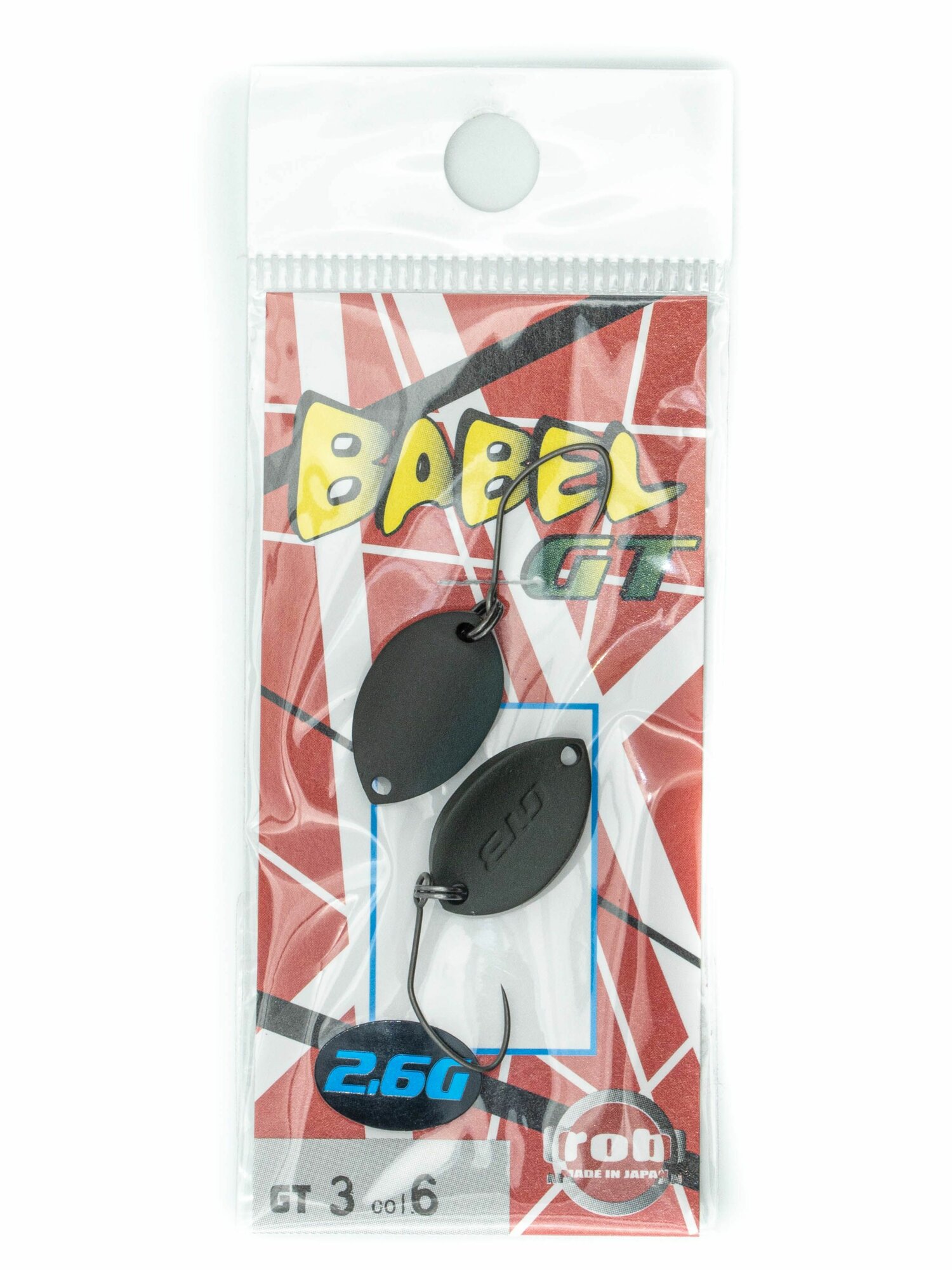 Японская блесна на форель ROB Babel GT, 2.6 г, 6 / Форелевые приманки для рыбалки