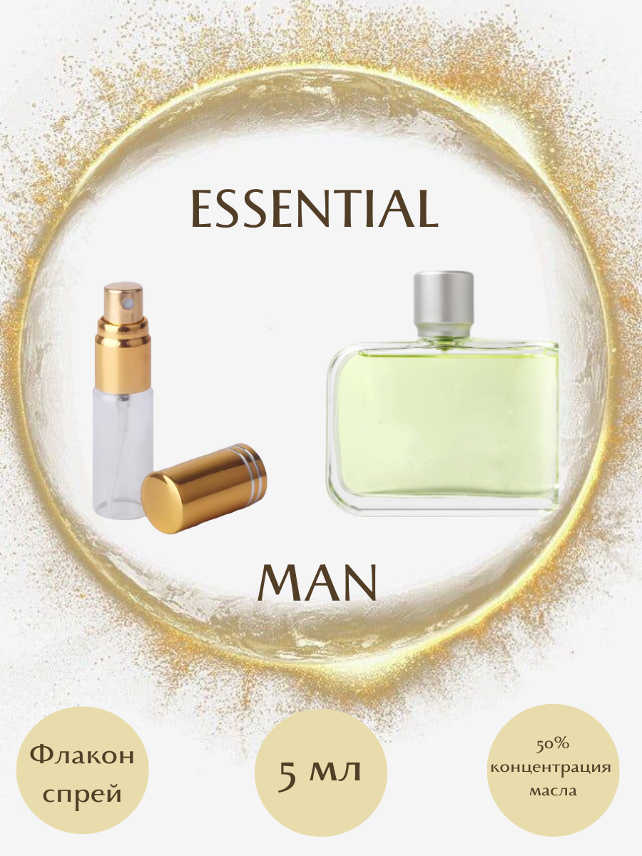 Духи масляные Essential масло спрей 5 мл мужские, древесные, фужерные