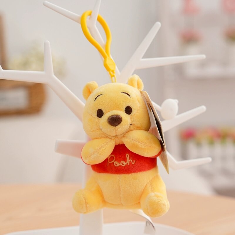 Аутентичная кукла Винни-Пух, кулон Пиджи, свинья, плюшевая игрушка, брелок Винни-Пух, сумка, маленькая подвеска Игривый