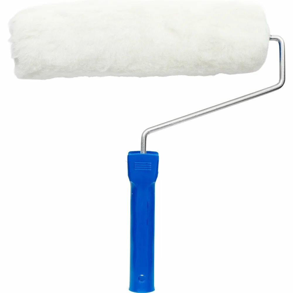 Валик Малярок мех нат. 250 мм D 50 мм, ворс 12 мм, плот. 450 гр/м2, ручка 6 мм " 350-0250