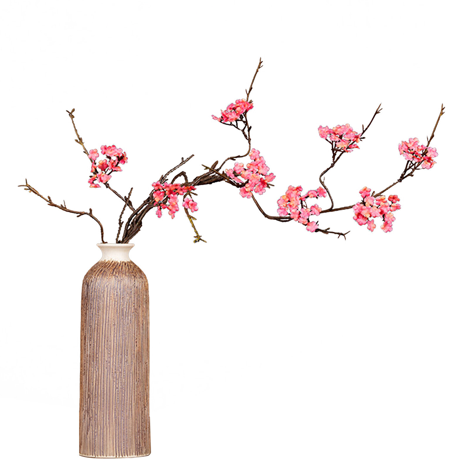 Ветка сакуры розовая 87см