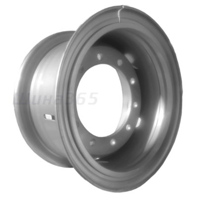 Штампованный колесный диск Royal Spin 10/335/281/0 11,75x22,5/10x335 ET0 D281 Sil (16 мм) RS 5 000 кг