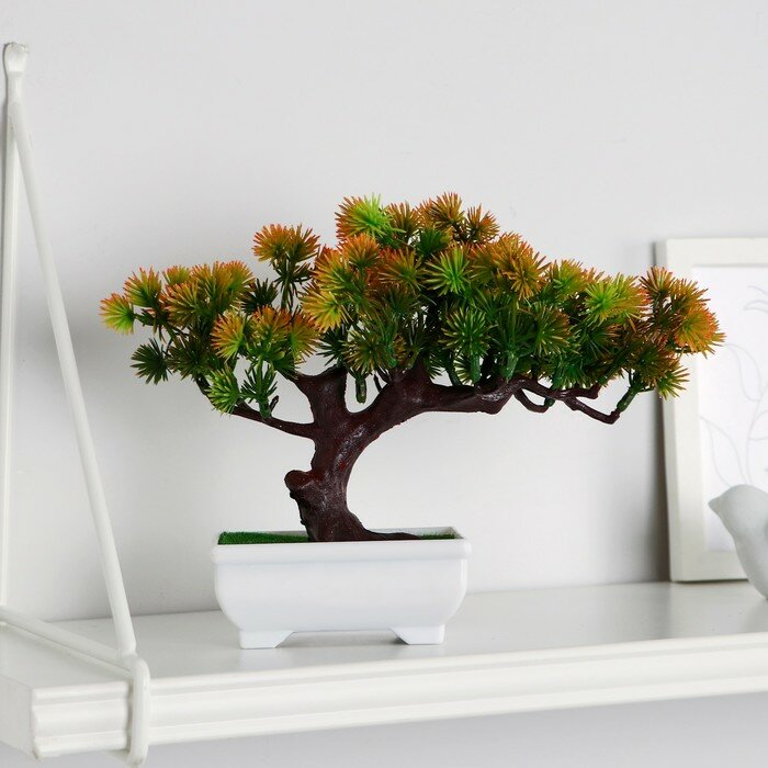 Бонсай искусственный в горшке «Хвойное дерево», 10.5×18 см, микс