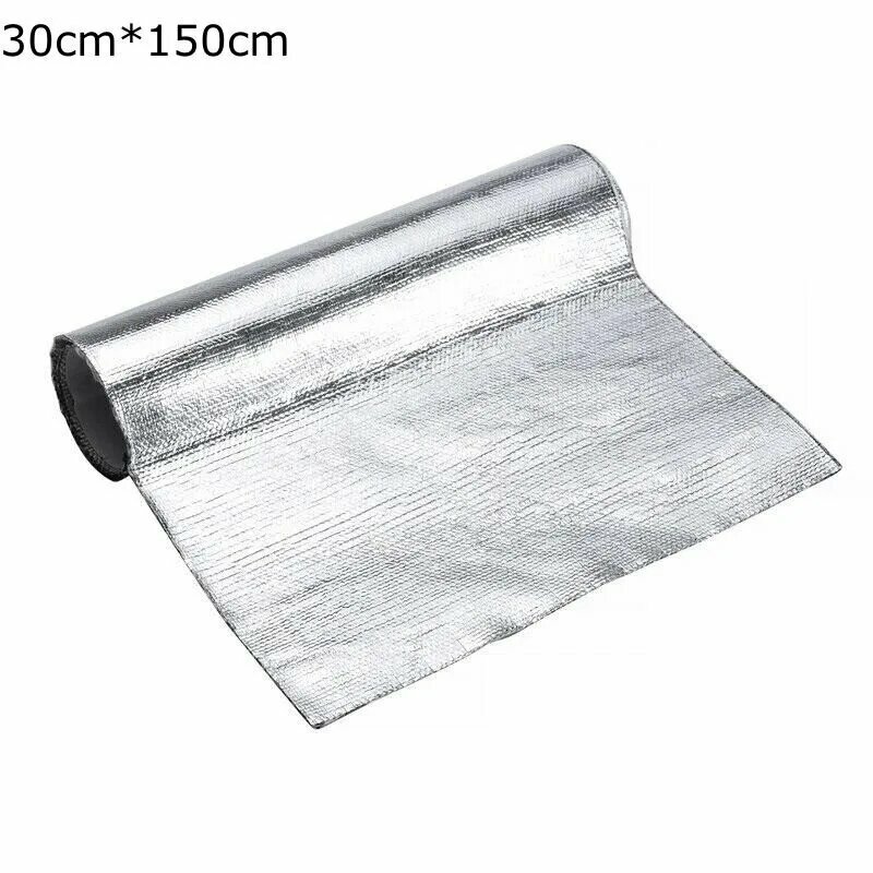 Самоклеящаяся теплоизоляционная алюминиевая фольгированная стеклоткань, огнестойкая, универсальная