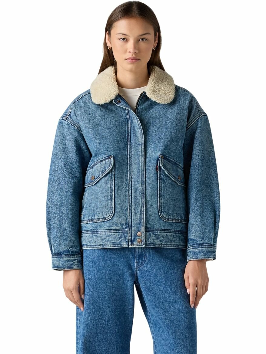 Бомбер Women Sherpa Bomber Jacket