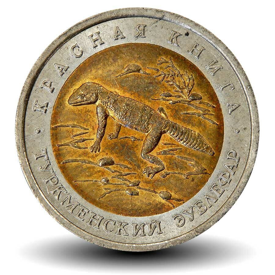 50 рублей 1993 года - Туркменский зублефар - Красная книга - Банк России