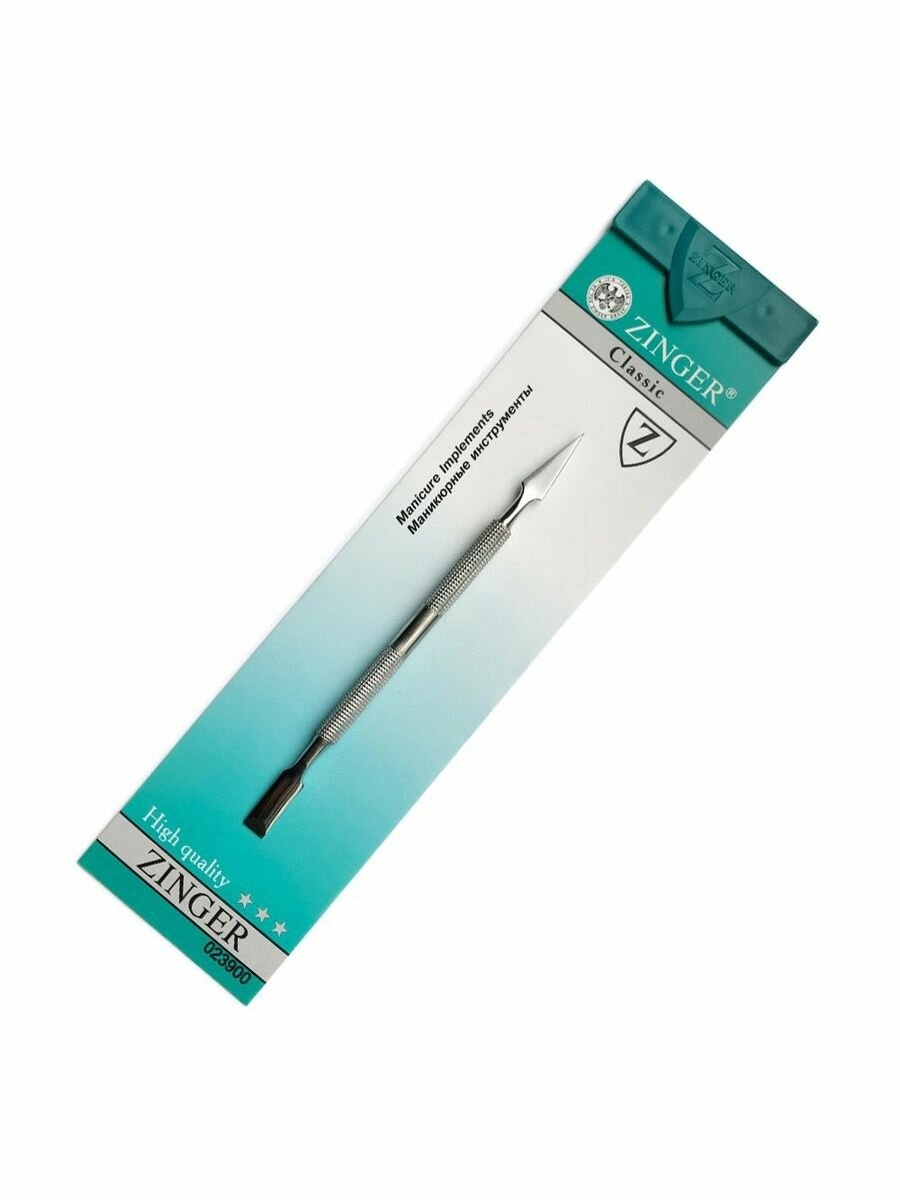 Zinger шабер для маникюра двухсторонний me 40 s 12 см