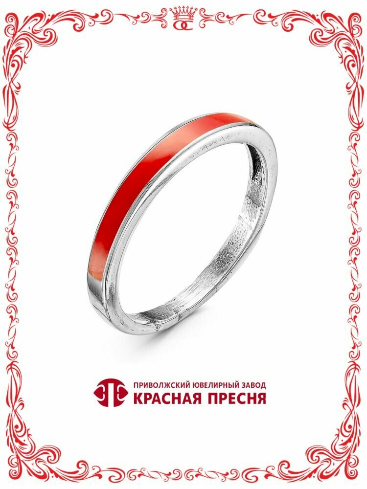 Кольцо, серебро, 925 проба, оксидирование