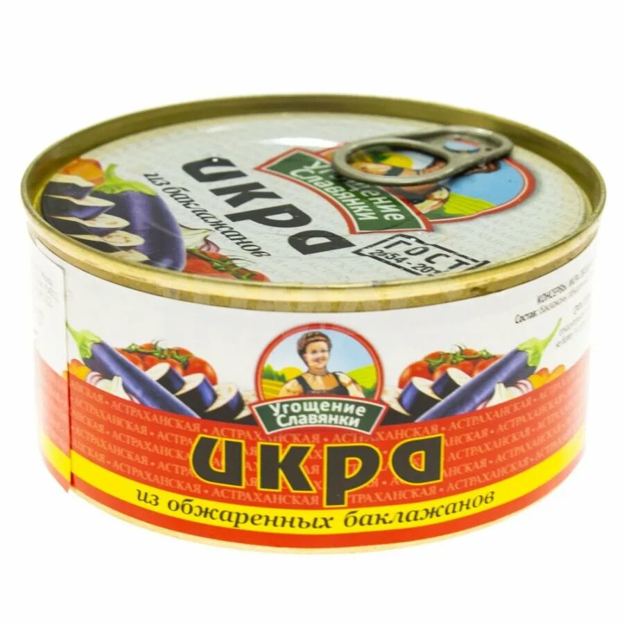 Икра из обжаренных баклажанов 340гр (Набор из 6 шт)