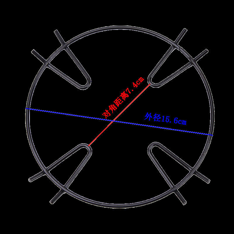 Аксессуары для газовой плиты, подставка для плиты, встроенная на столешнице подставка для кастрюль, утолщенный чугунный молочный горшок, нескользящая подставка