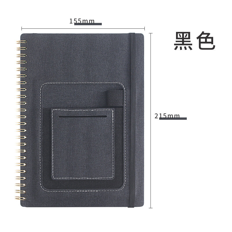 Стираемый блокнот с пружиной, утолщенный, водонепроницаемый, блокнот из каменной бумаги Senyan, для многократного письма и черновиков