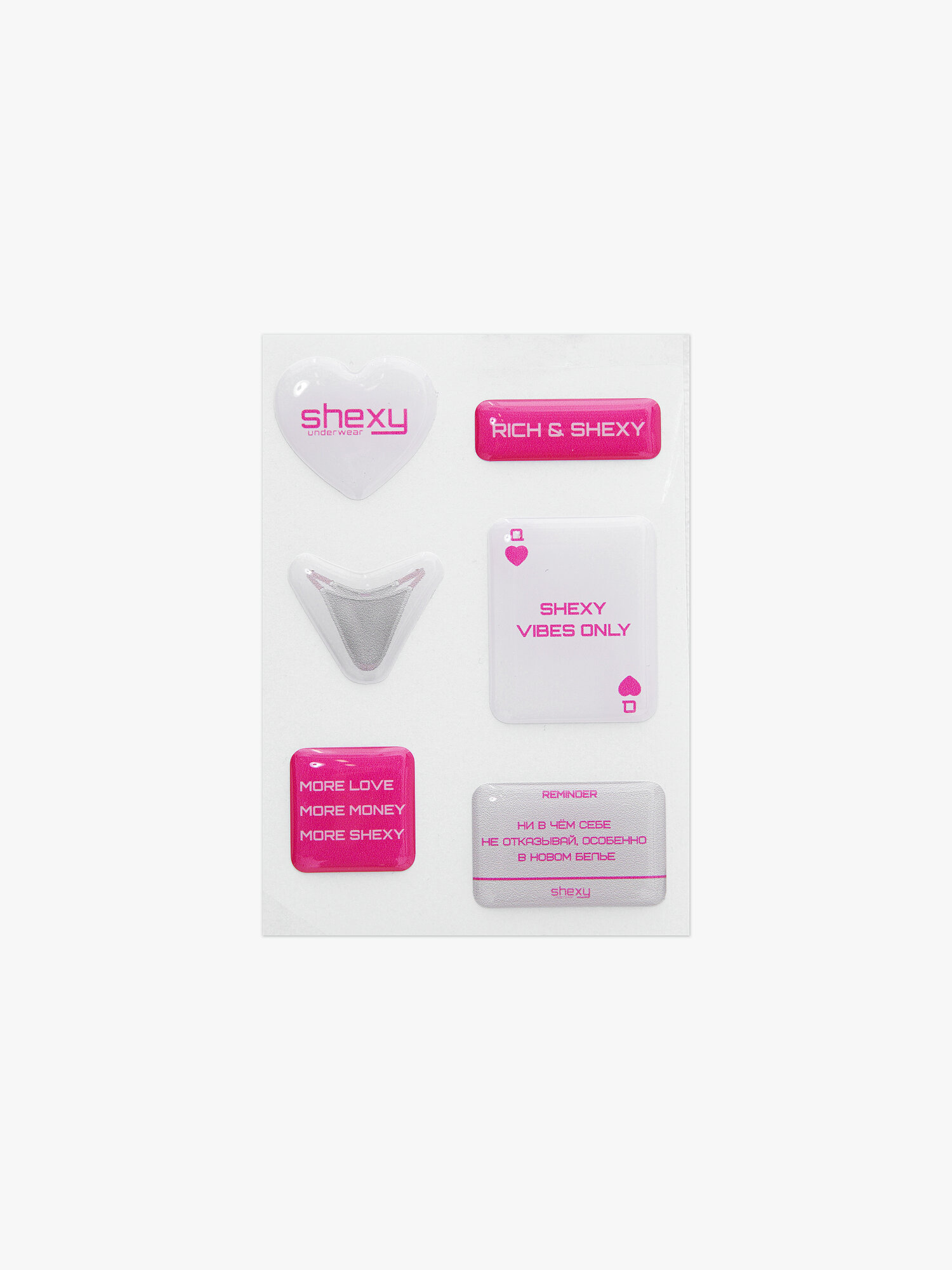 SHEXY 3D STICKERPACK стикеры на телефон