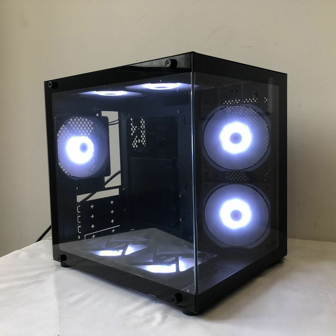 Корпус для компьютера MINI Host MATX, настольный, для сборки DIY, игровой, с прозрачной боковой панелью, корпус для киберспорта с водяным охлаждением